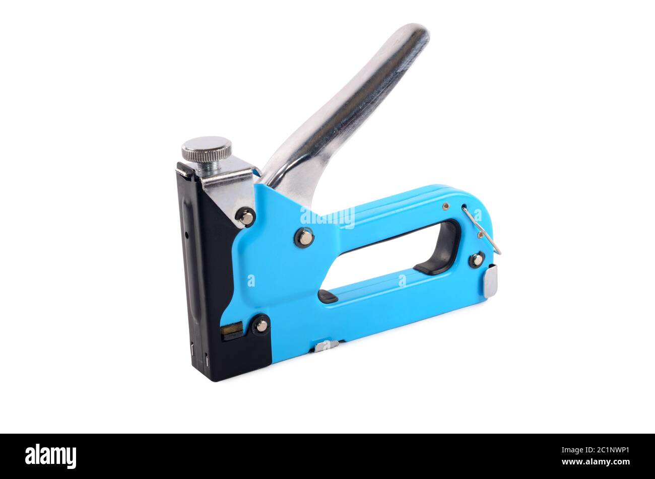 The furniture stapler isolated on a white background Stock Photo - Alamy