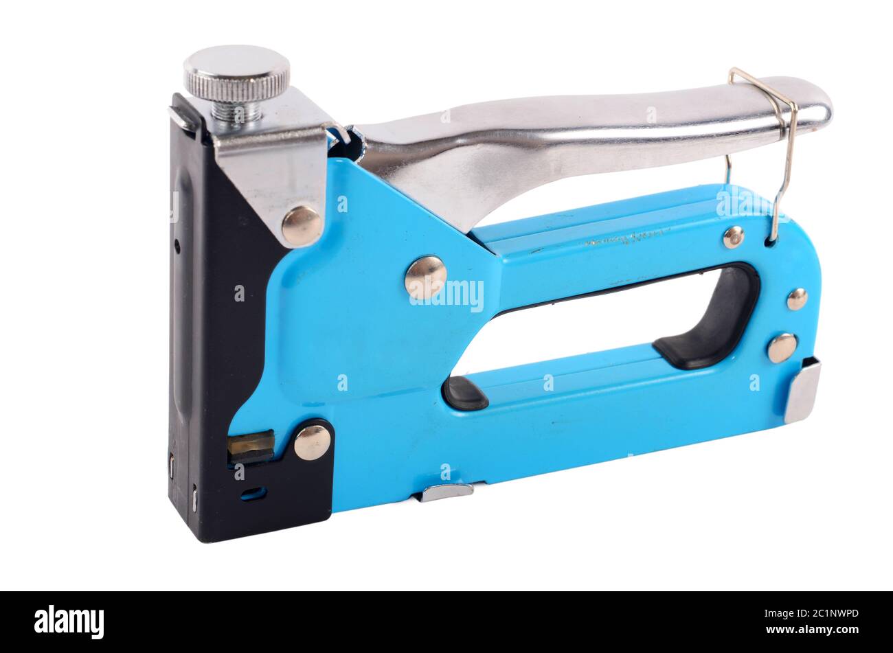 The furniture stapler isolated on a white background Stock Photo - Alamy