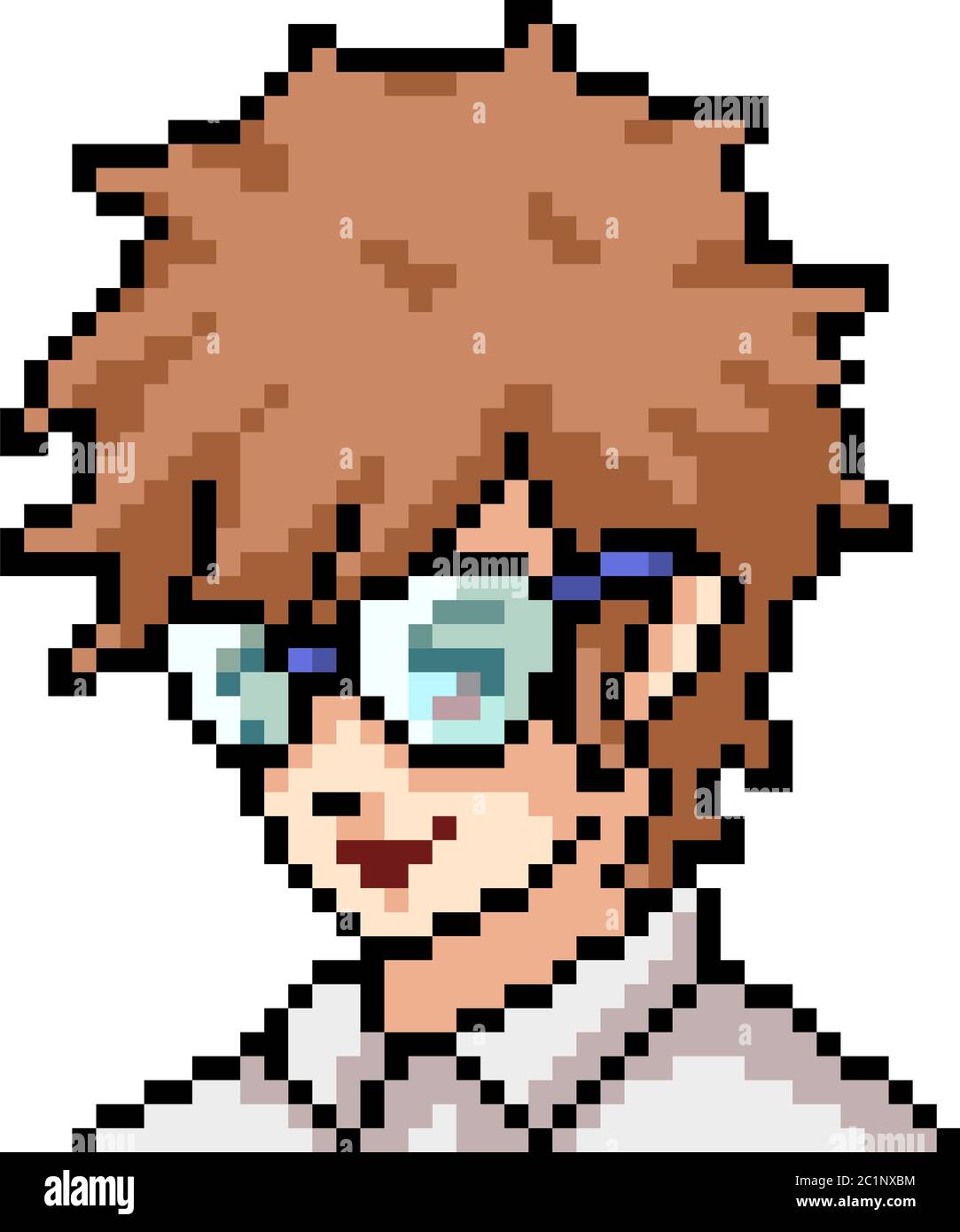 Handsome portrait Stock Vector Images - Alamy