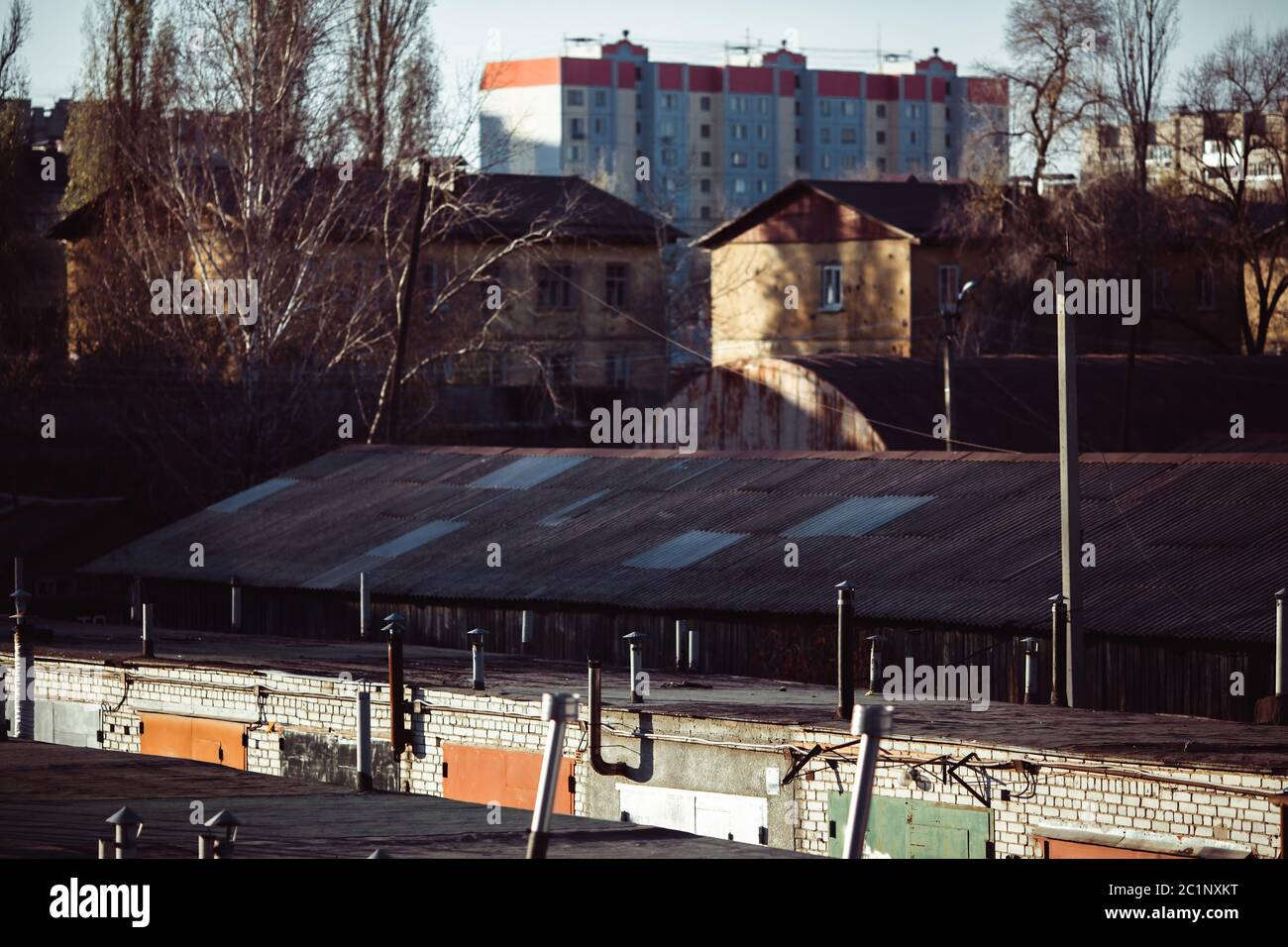 Buildings built in Soviet times, Russia Stock Photo - Alamy