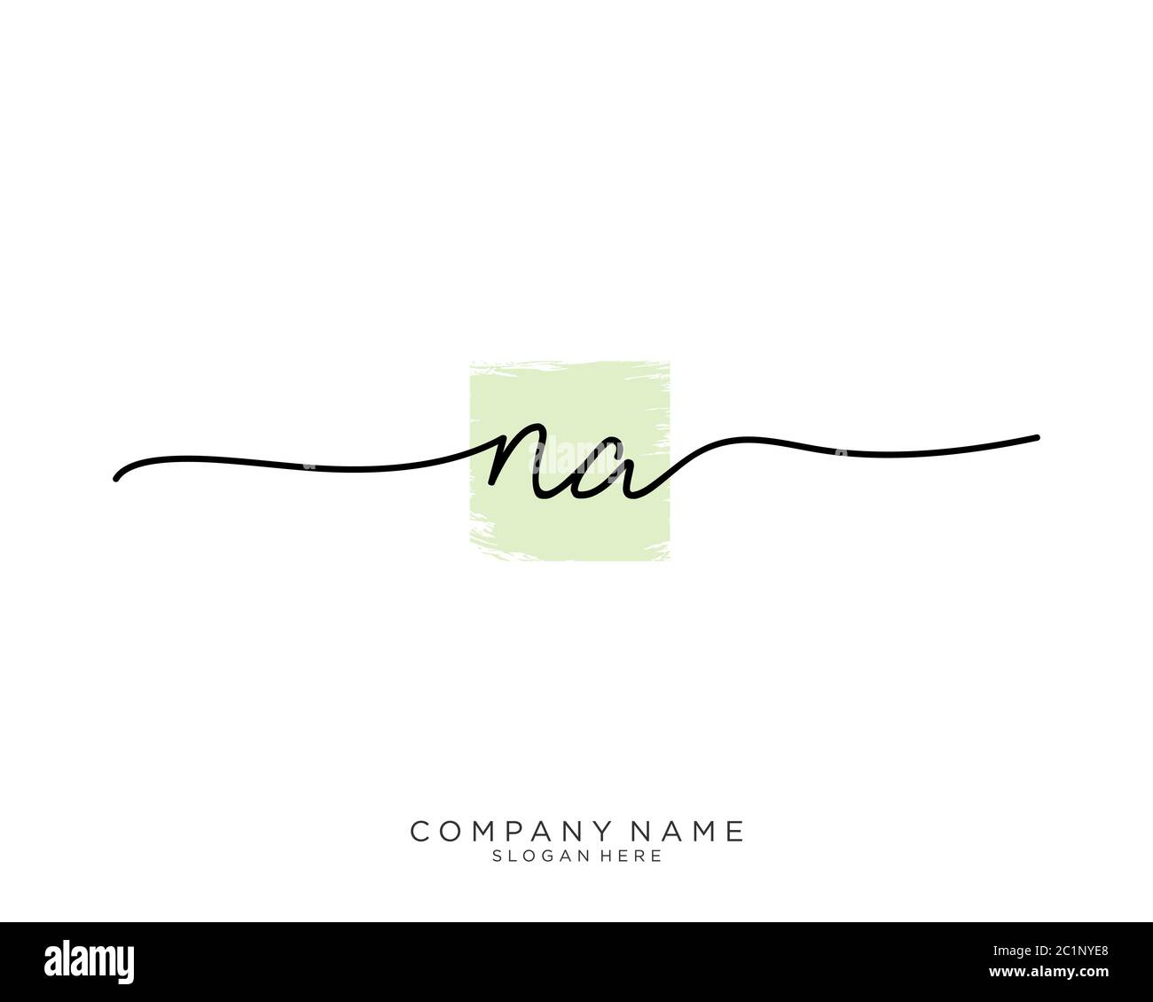 Na initials logo Stock Vector Images - Alamy