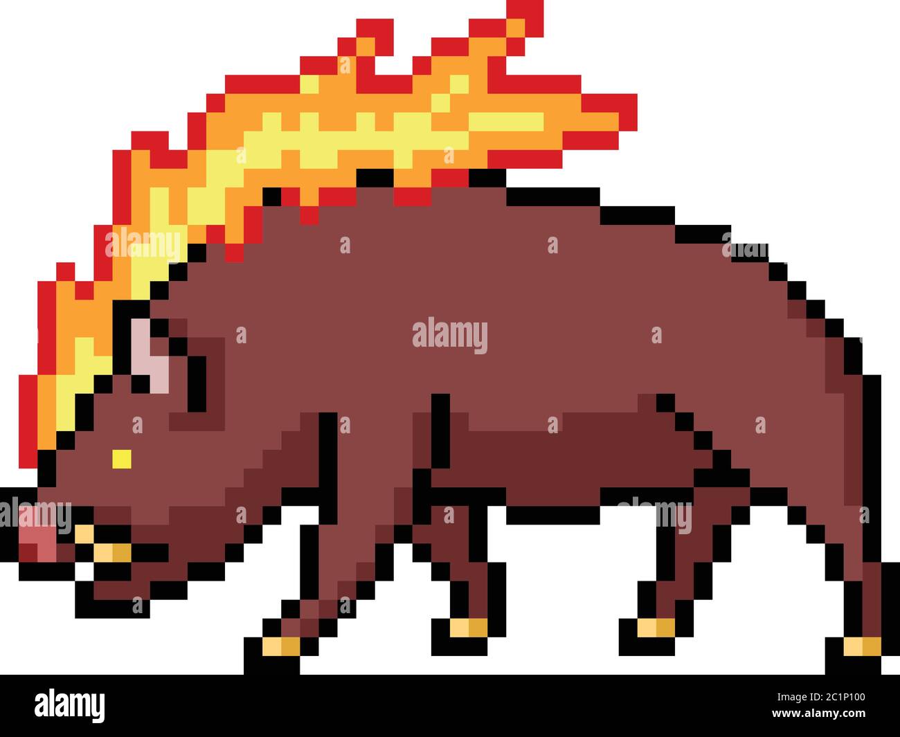Fire boar Cut Out Stock Images & Pictures - Alamy
