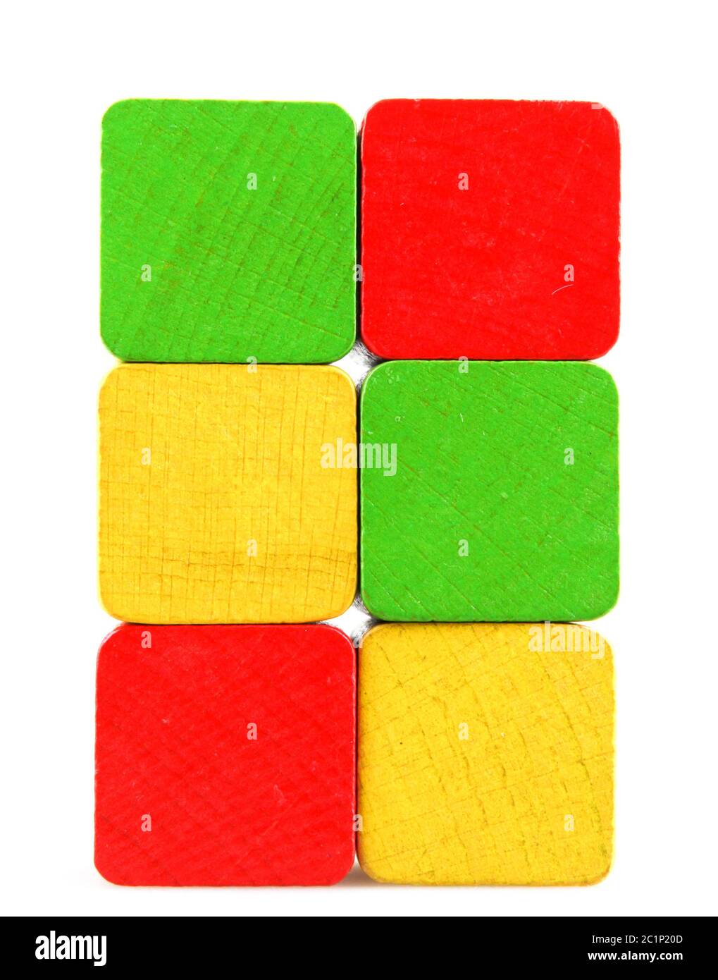 Children's wooden blocks for play Stock Photo - Alamy