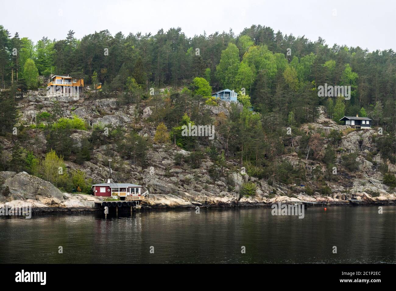 Norway, Oslo - Landscape in the Oslo Fjord Stock Photo - Alamy