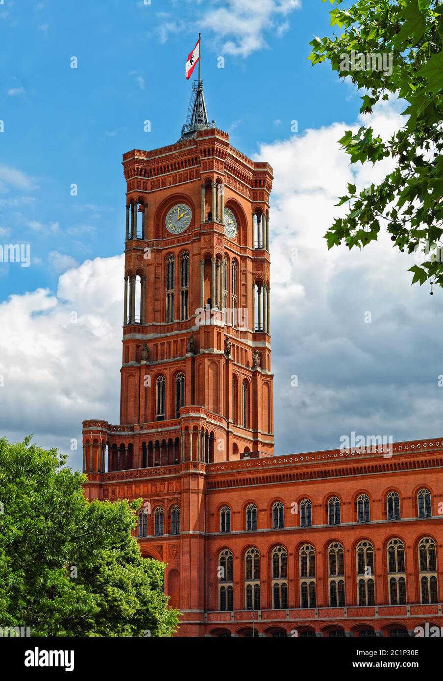 Red town hall in berlin hi-res stock photography and images - Alamy