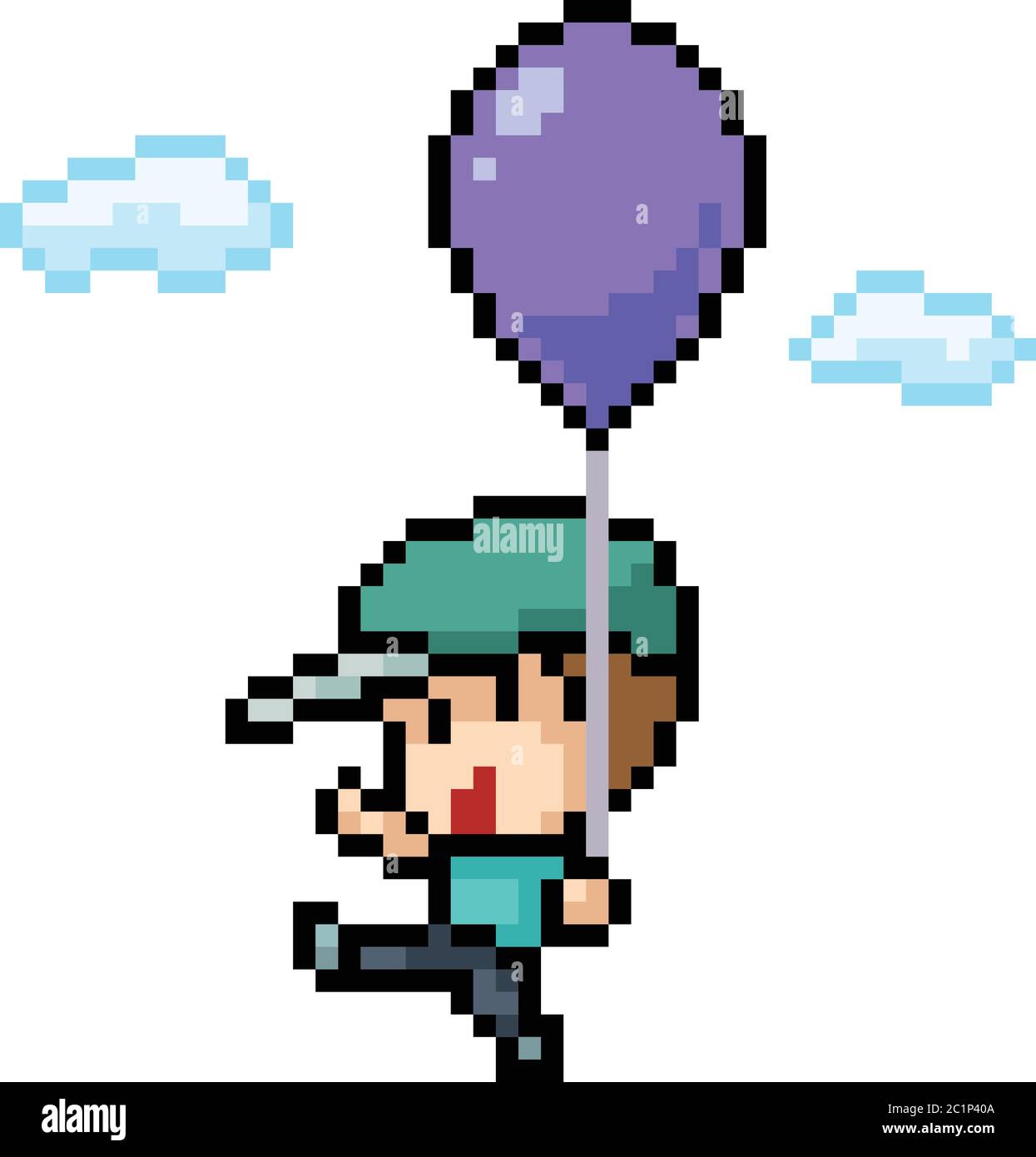 Boy cartoon cap icon hi-res stock photography and images - Alamy