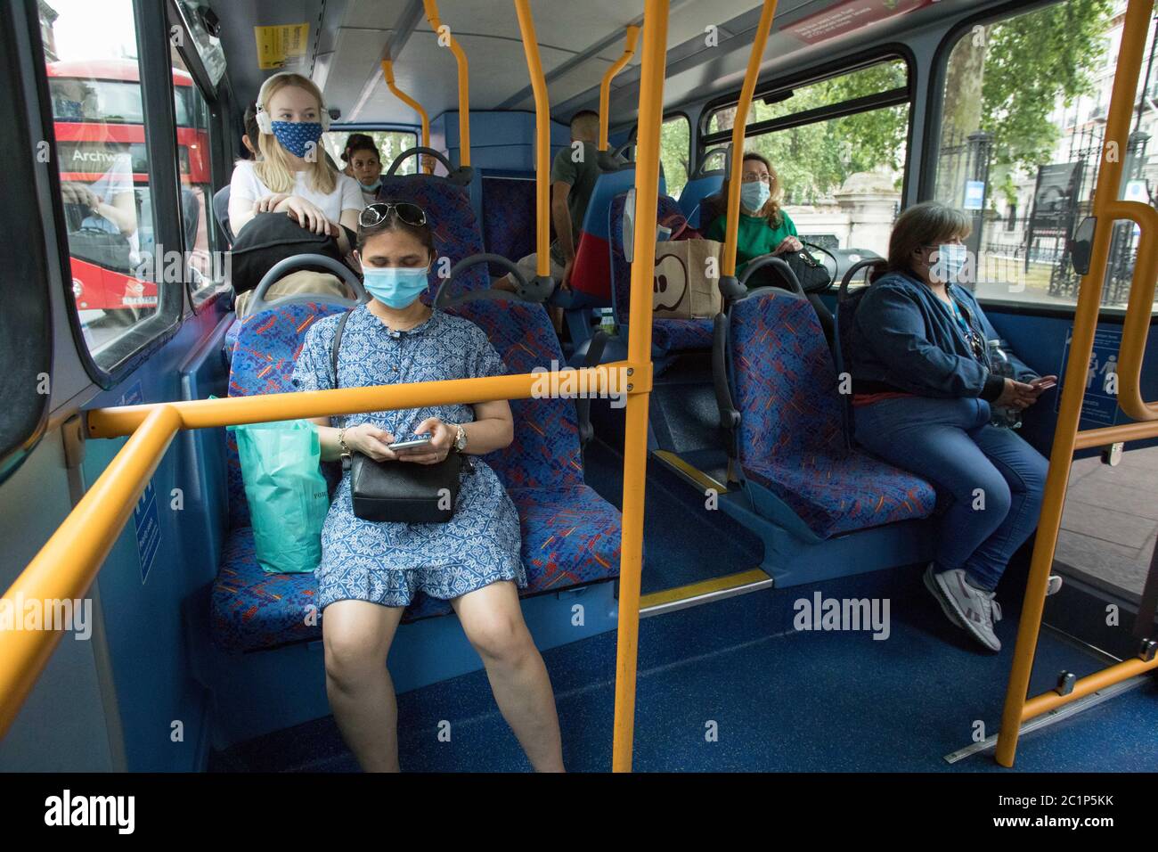 First bus face coverings hi-res stock photography and images - Alamy