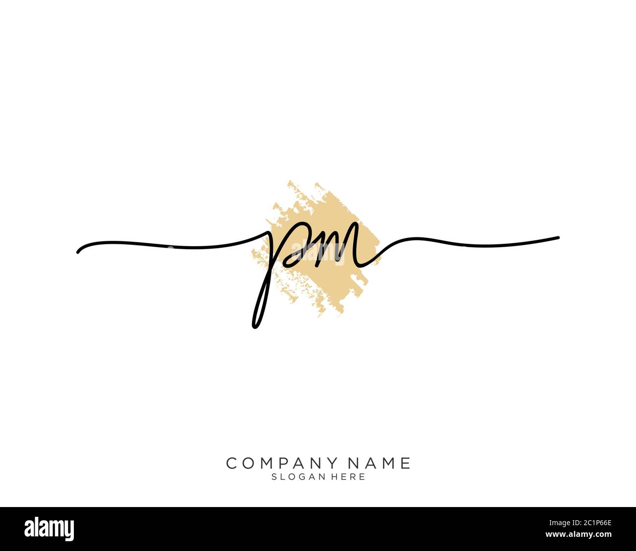 Pm letter Stock Vector Images - Alamy