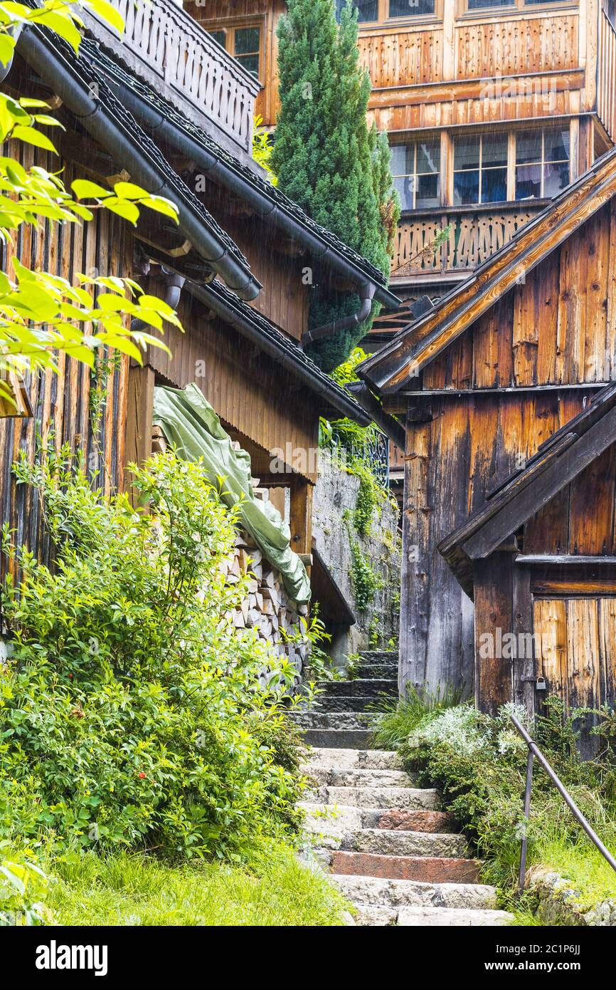 Austrian medieval architecture Stock Photo - Alamy
