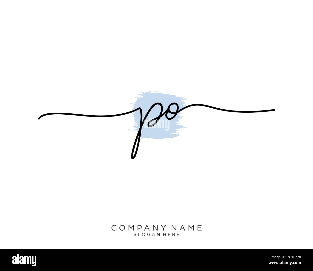 Po logo vector vectors hi-res stock photography and images - Alamy