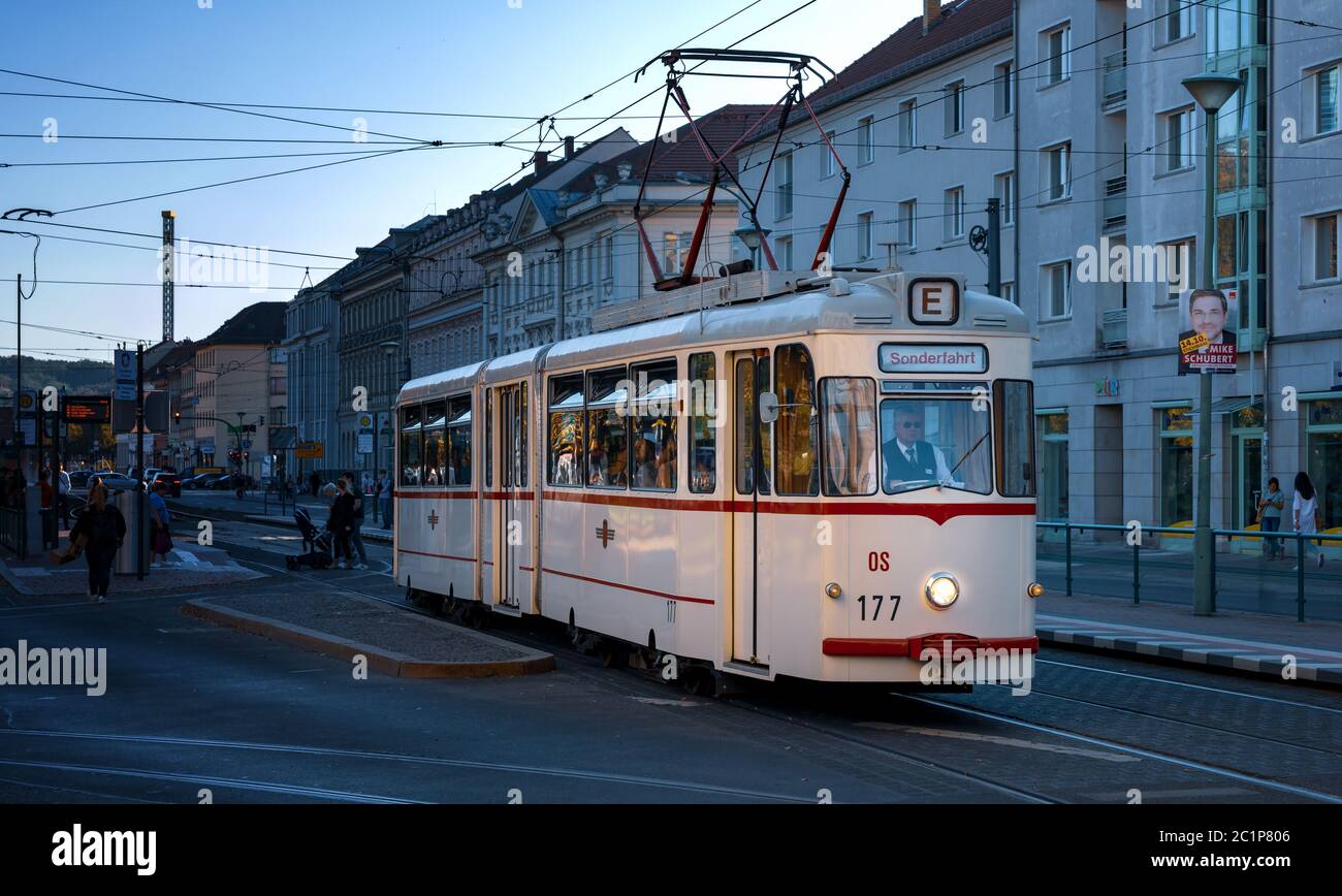 nostalgic tram in Potsdam Stock Photo - Alamy
