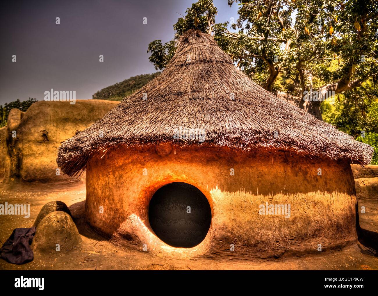 Traditional Tammari people village of Tamberma at Koutammakou, the Land ...