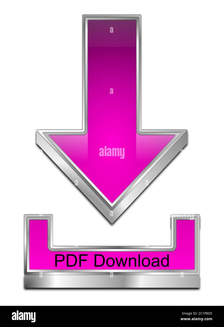 purple PDF Download Symbol - 3D illustration Stock Photo - Alamy