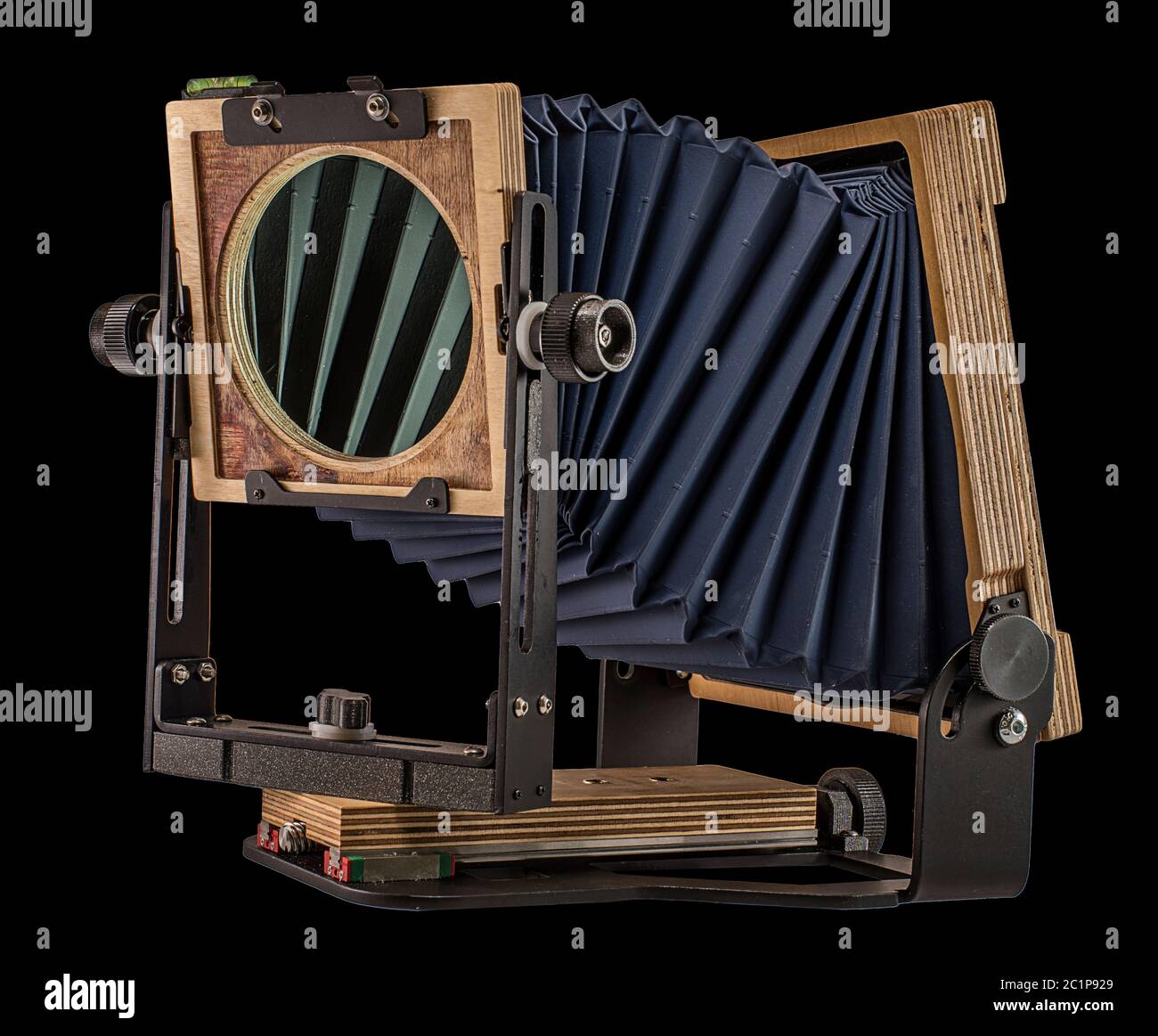 Intrepid 4X5 Mark IV Plywood Folding Field Film Camera on Plain Black ...