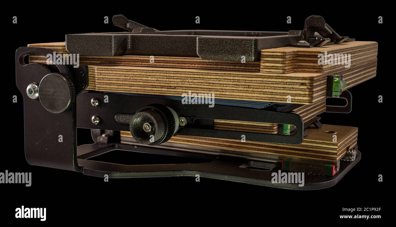 Intrepid 4X5 Mark IV Plywood Folding Field Film Camera on Plain Black ...