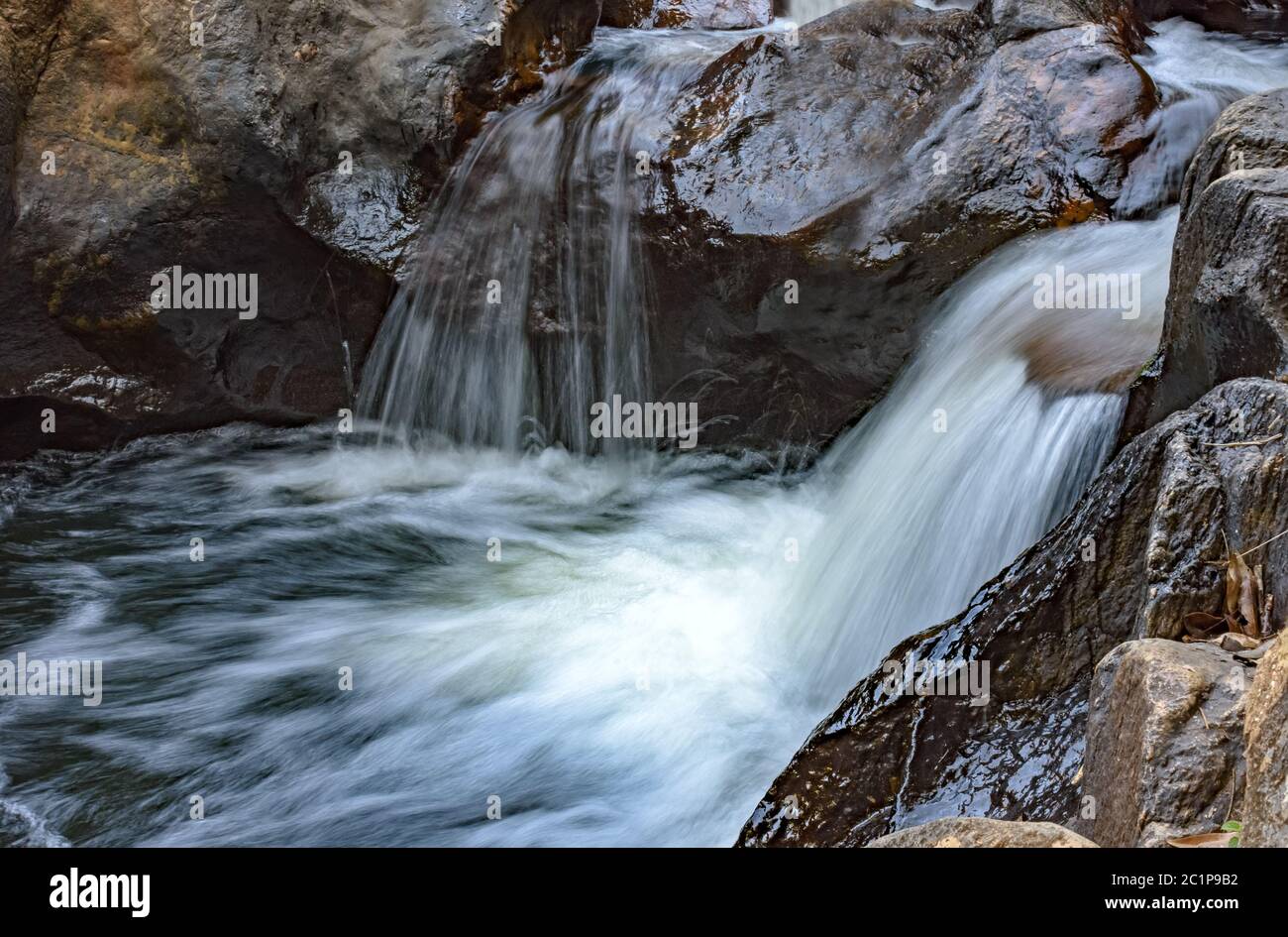 Beautiful cascade small mountain hi-res stock photography and images ...