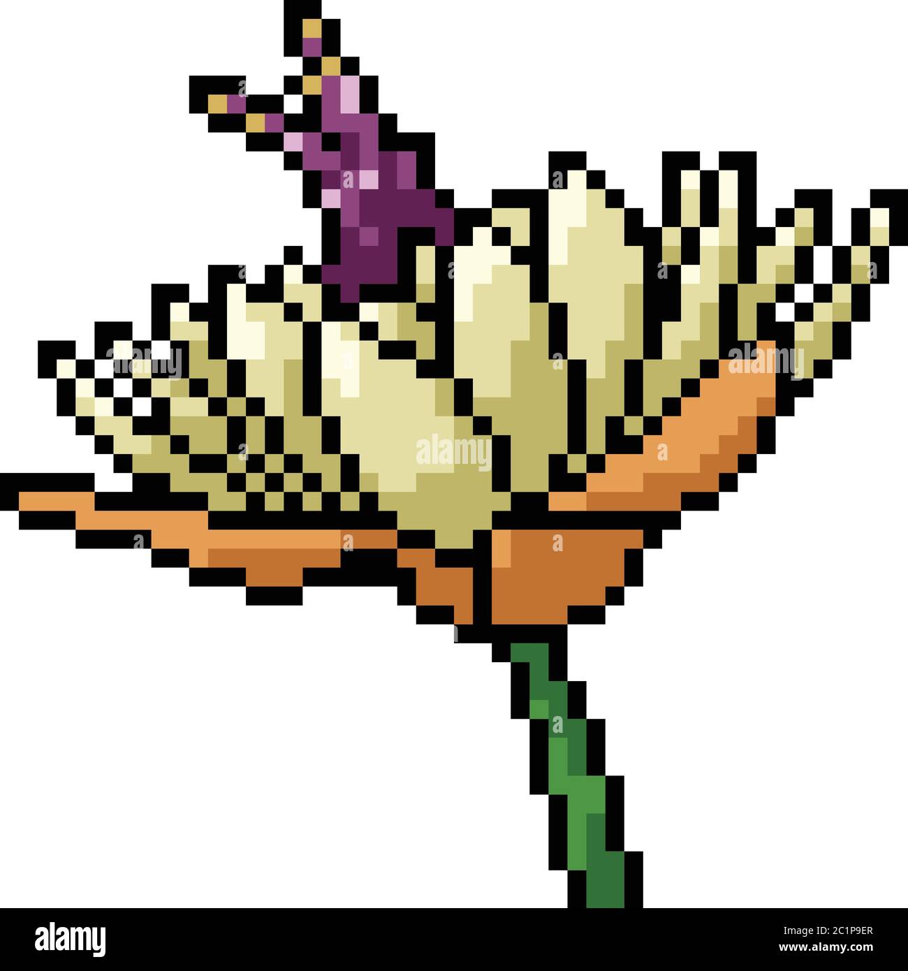 Bloom pollen Stock Vector Images - Alamy