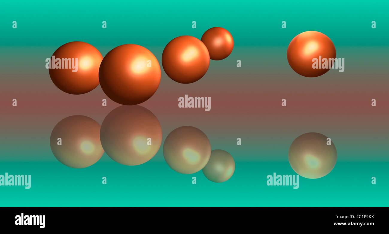 3D balls - illustration Stock Photo - Alamy