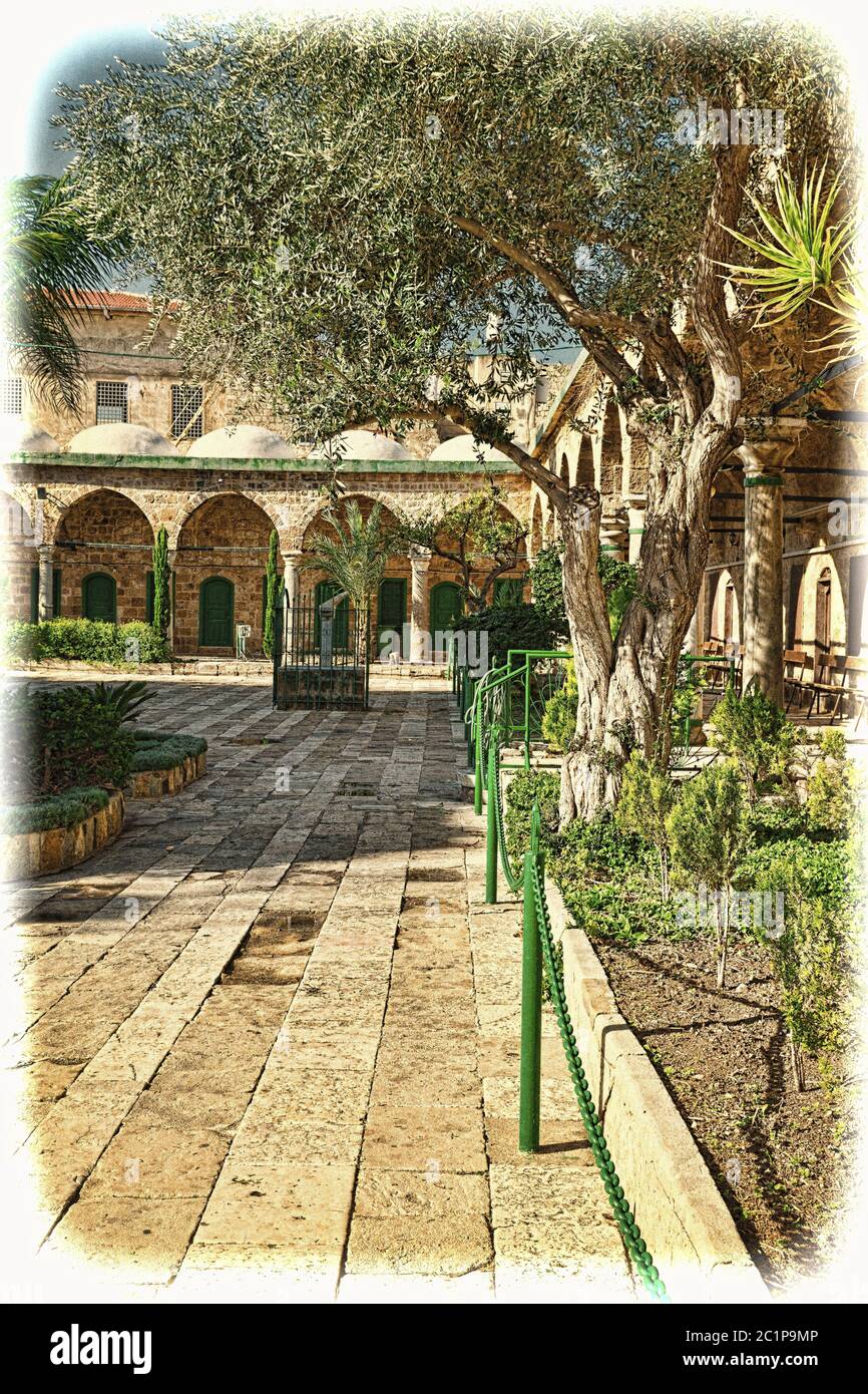Al-Jazzar Mosque in Old Acre Stock Photo - Alamy