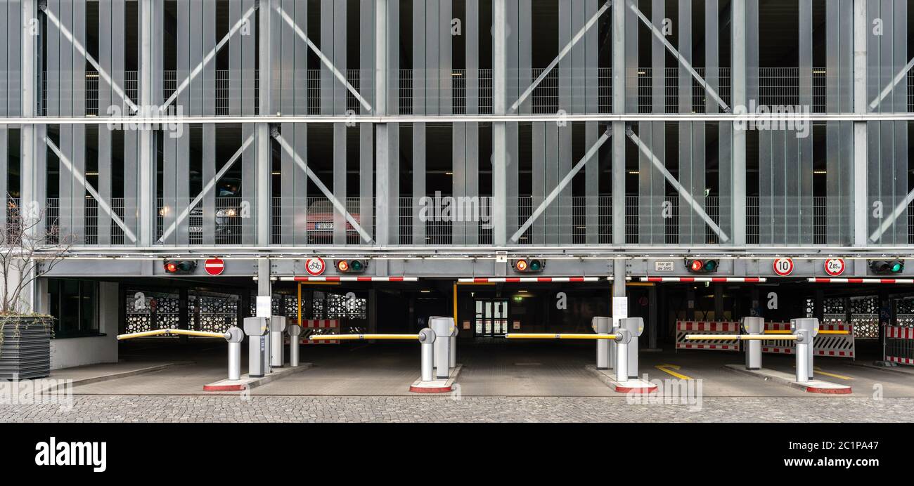 Parking garage access Stock Photo - Alamy