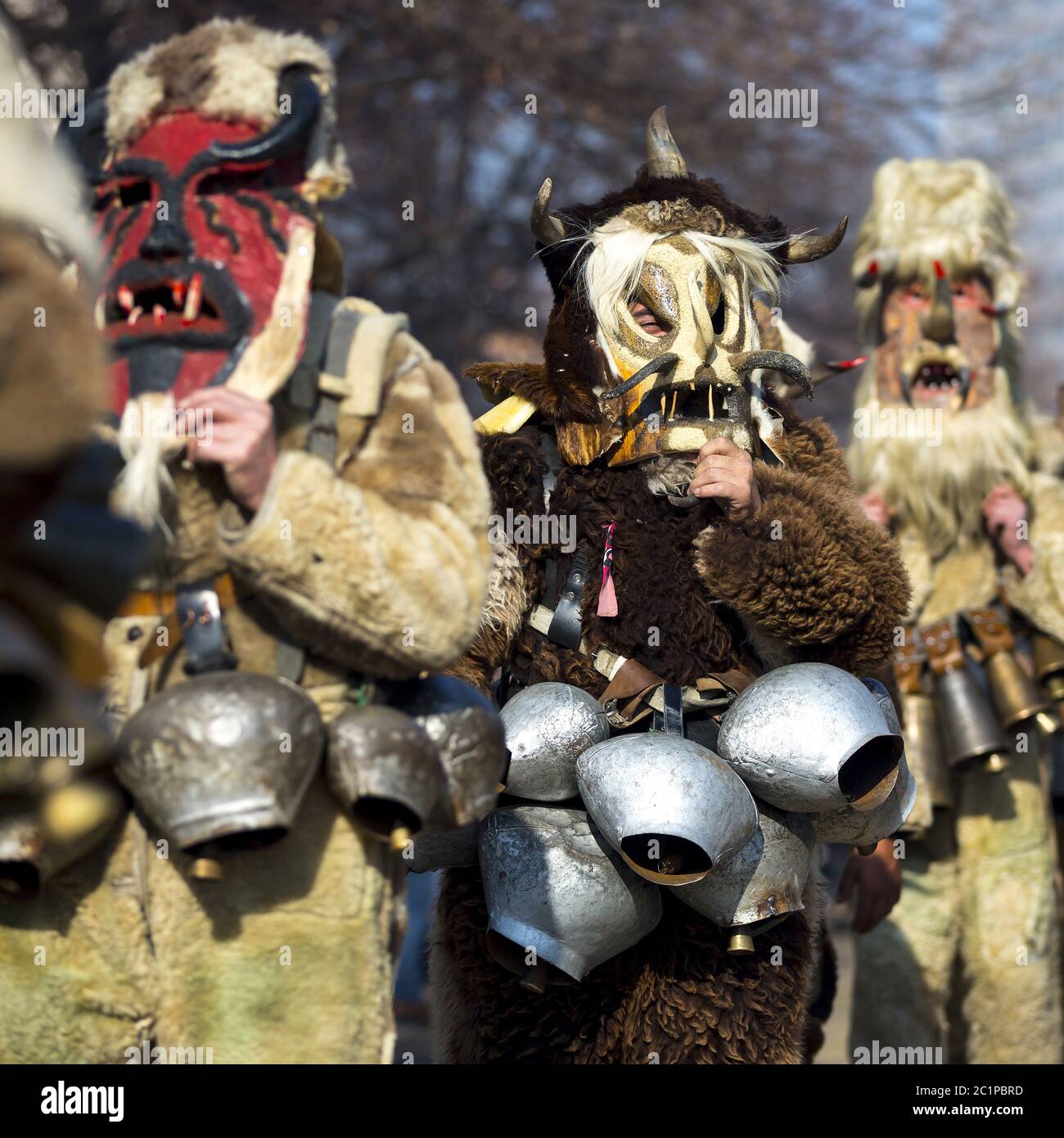 Festival of the Masquerade Games Surva Stock Photo - Alamy