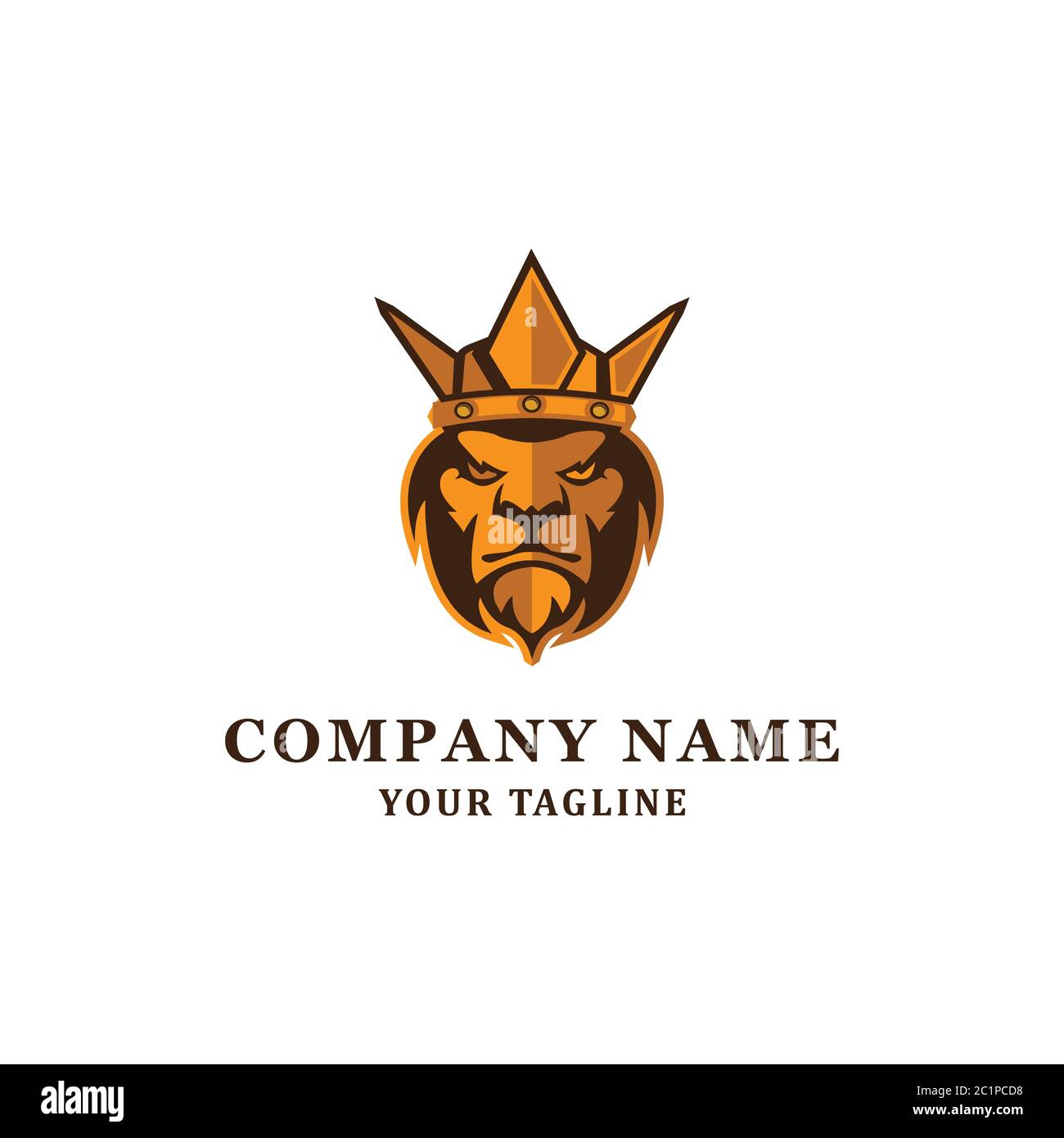 The lion king logo designs inspiration, clean and strong logo template ...