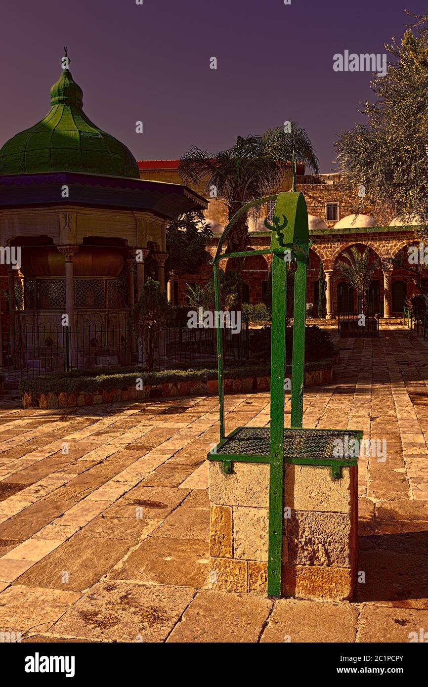 Al-Jazzar Mosque in Old Acre Stock Photo - Alamy