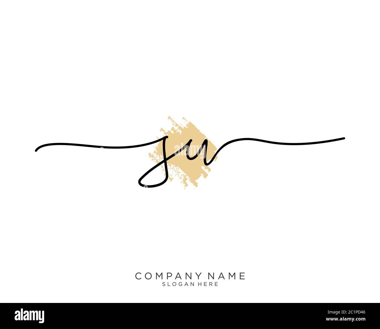Sw initials logo hi-res stock photography and images - Alamy