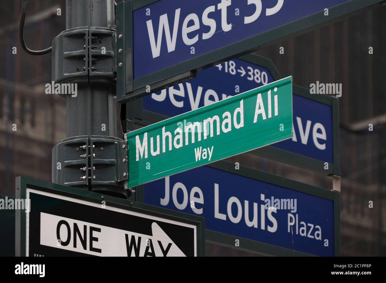 New York City renames in June 2016 Manhattan Street in Muhammed Ali Way ...