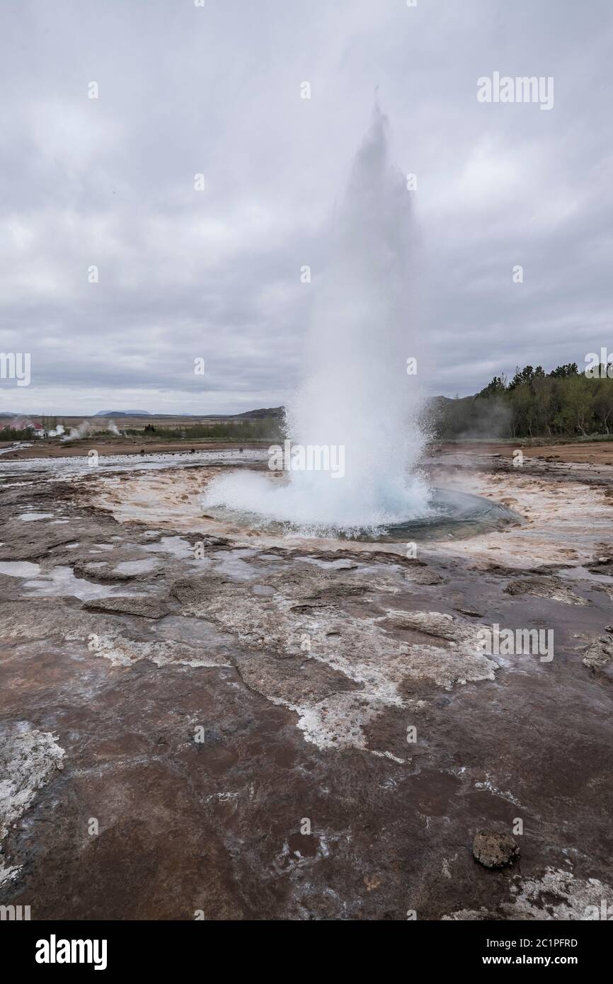 White clouds of geothermal power hi-res stock photography and images ...