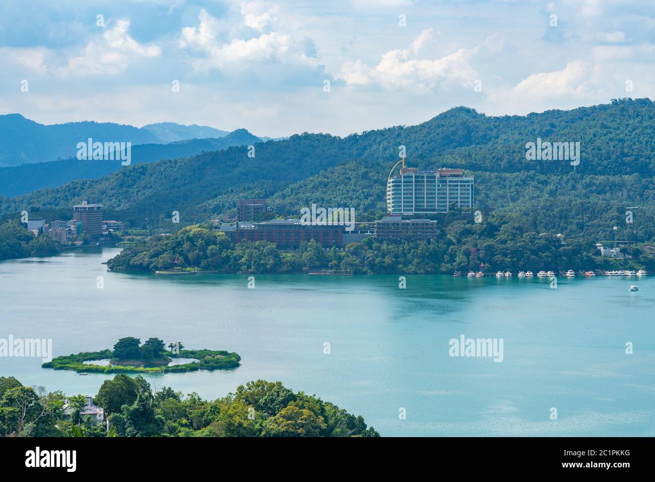 Sun Moon Lake National Scenic Area in Yuchi Township, Nantou County ...