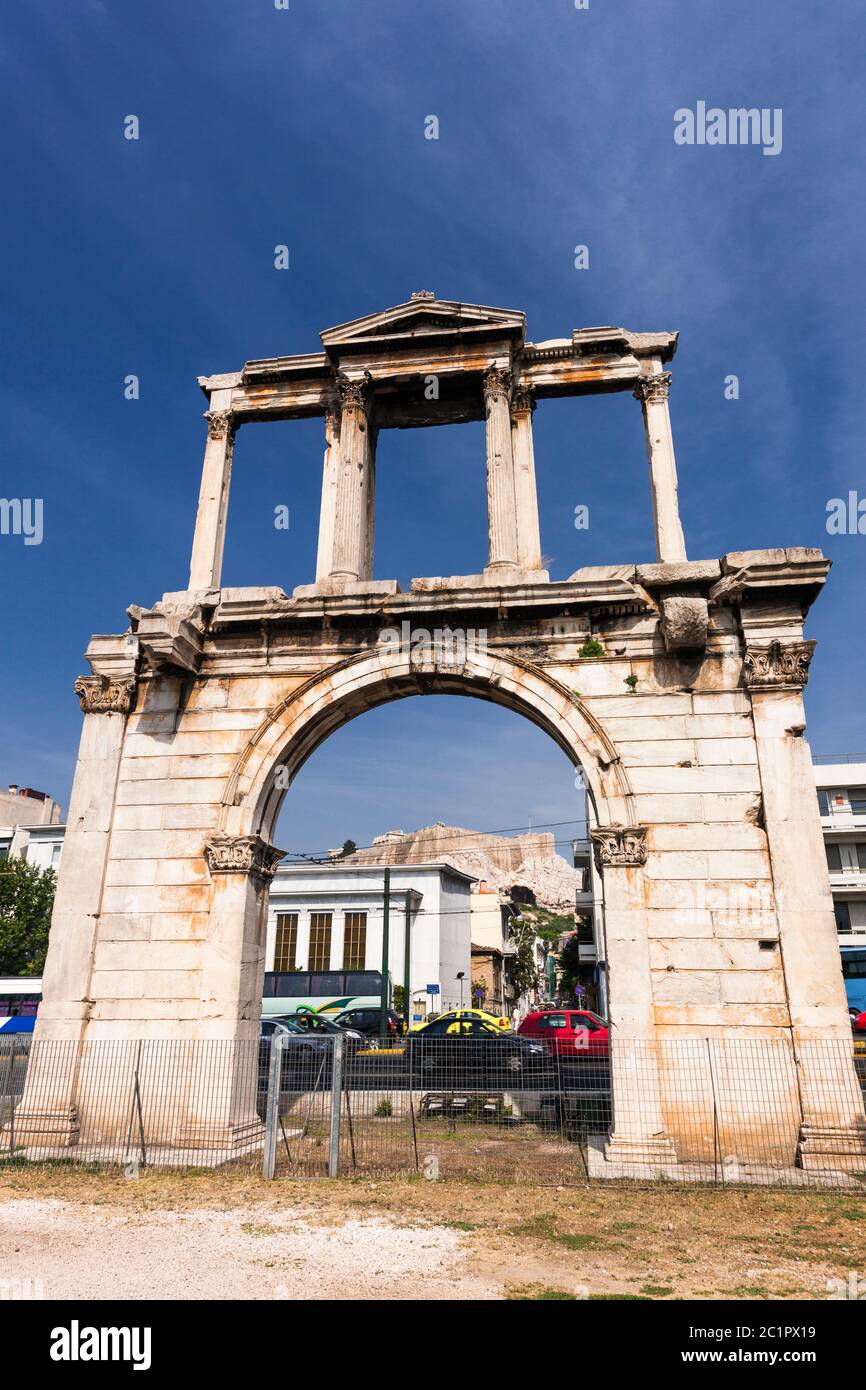 Hadrian's Arch,Arch of Hadrian,Hadrian's Gate, Gate of Hadrian,Athina ...