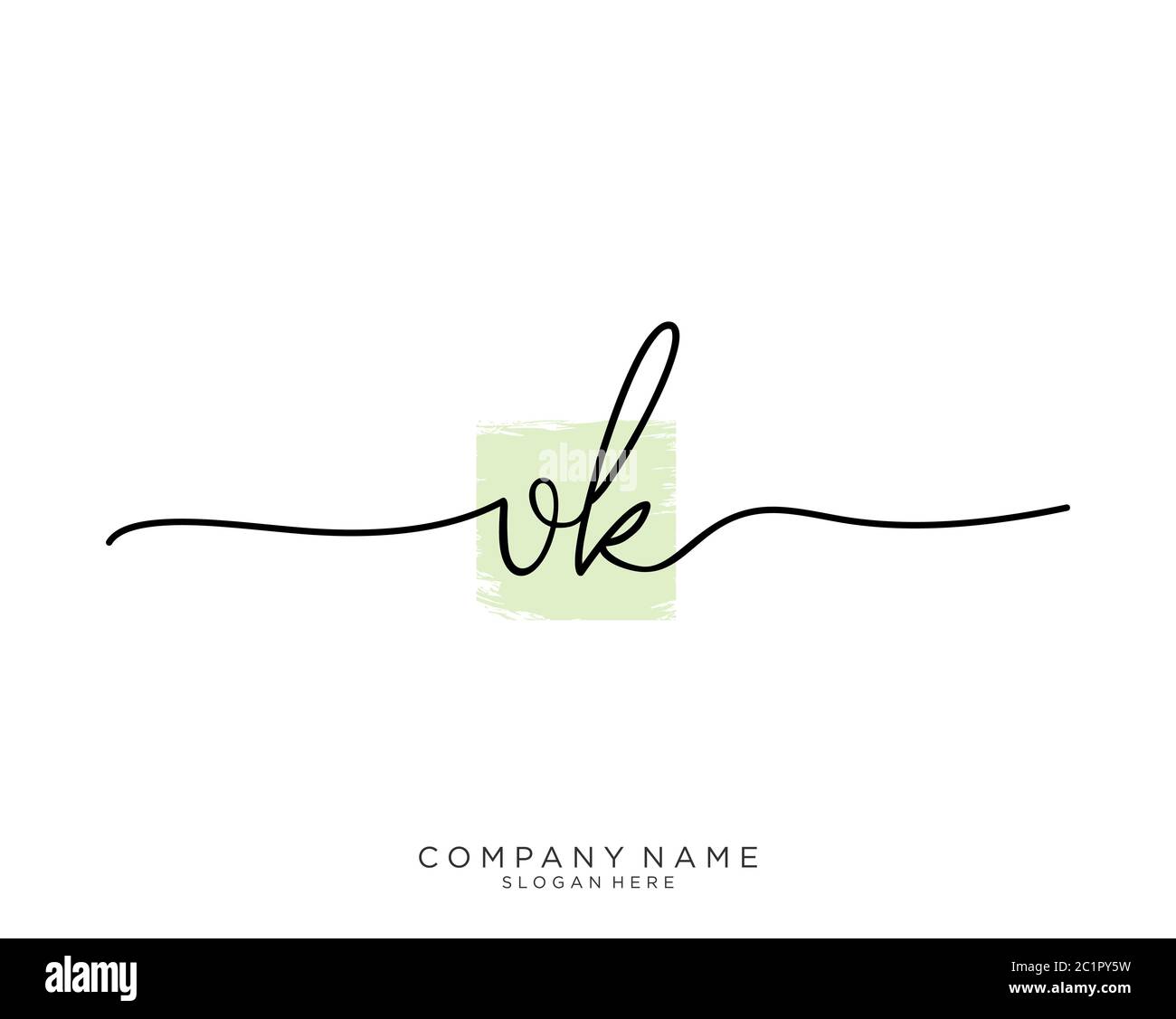 Letter vk vector vectors Cut Out Stock Images & Pictures - Alamy