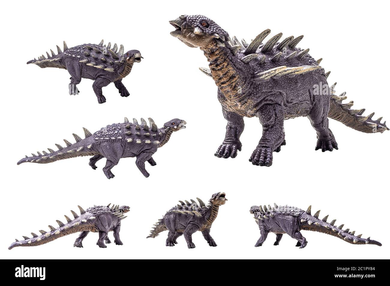 Polacanthus Dinosaur on white background Stock Photo - Alamy