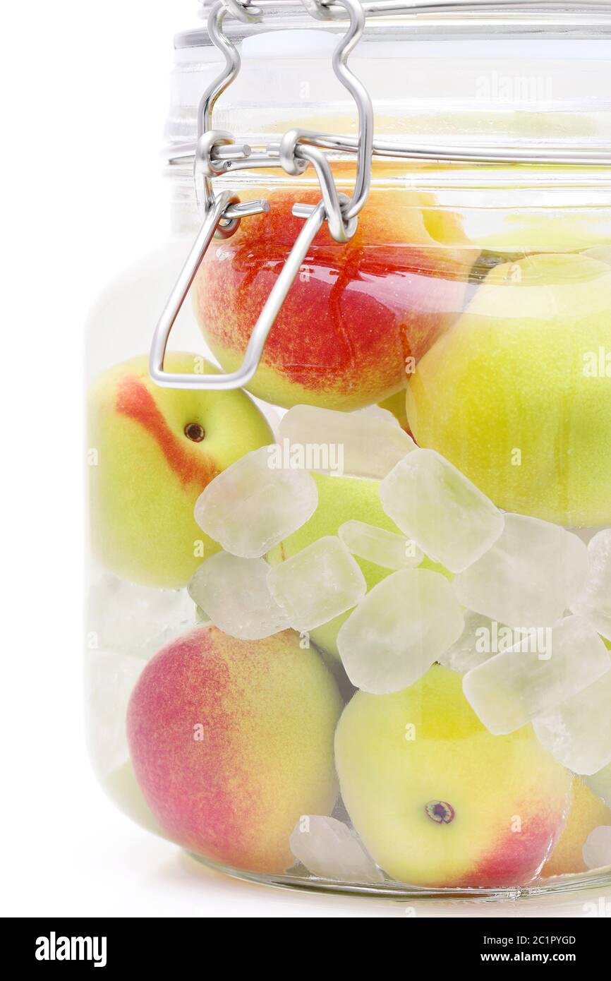 Japanese homemade ume fruit pickles in a Jar Stock Photo - Alamy