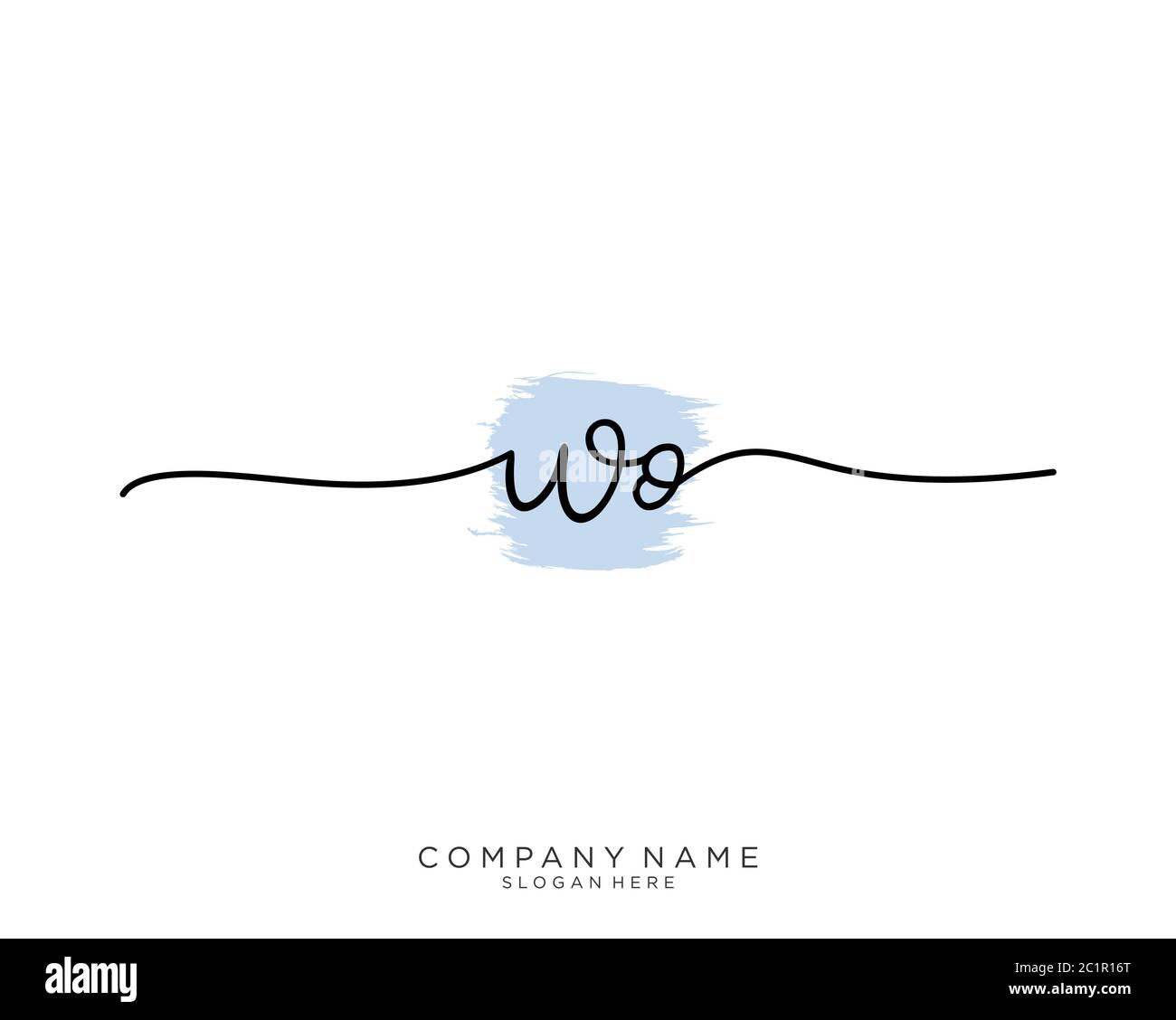 Wo symbol vector vectors Stock Vector Images - Alamy