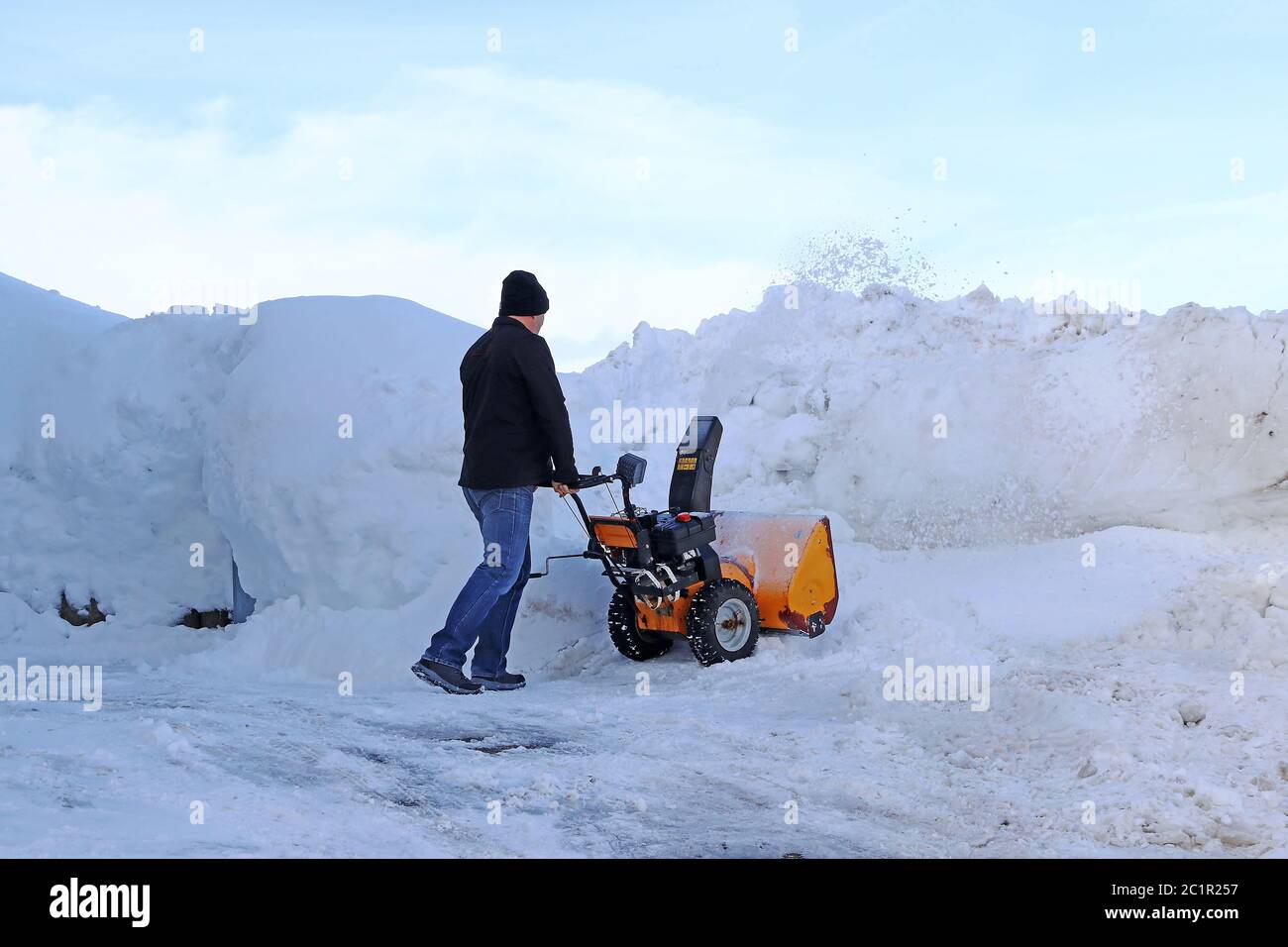 Deep snow blower hi-res stock photography and images - Alamy
