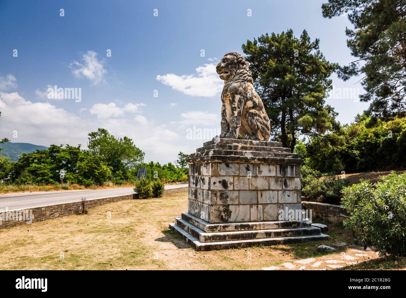 The Lion of Amphipolis,4th century BC, ancient Amphipolis,Amfipoli ...