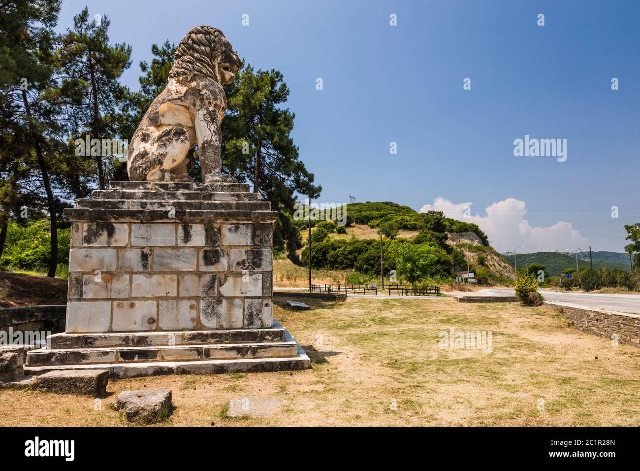 The Lion of Amphipolis,4th century BC, ancient Amphipolis,Amfipoli ...