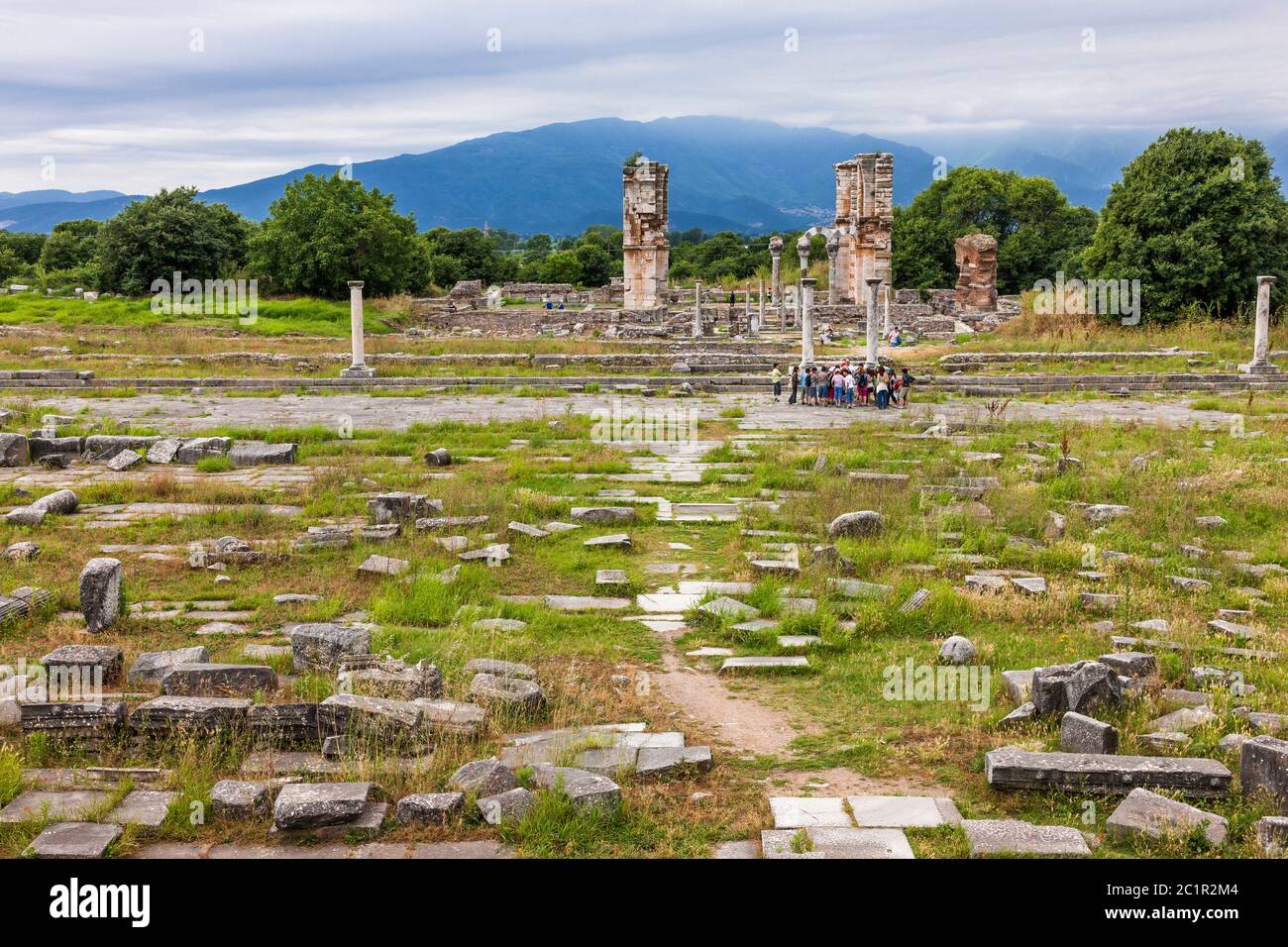 Basilica, Archaeological Site of Philippi, King Philip II Filippoi ...