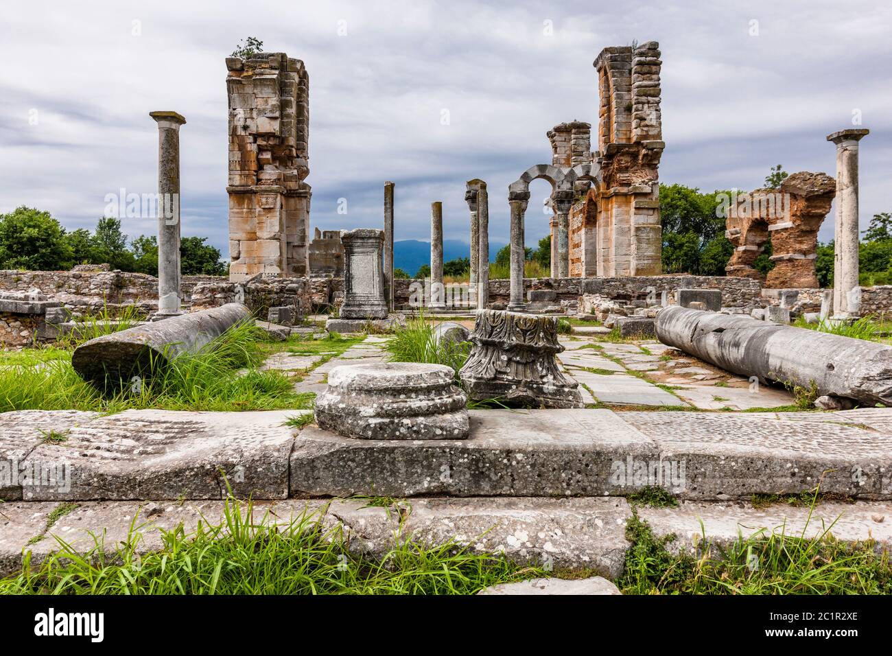 Ancient acropolis of philippi hi-res stock photography and images - Alamy