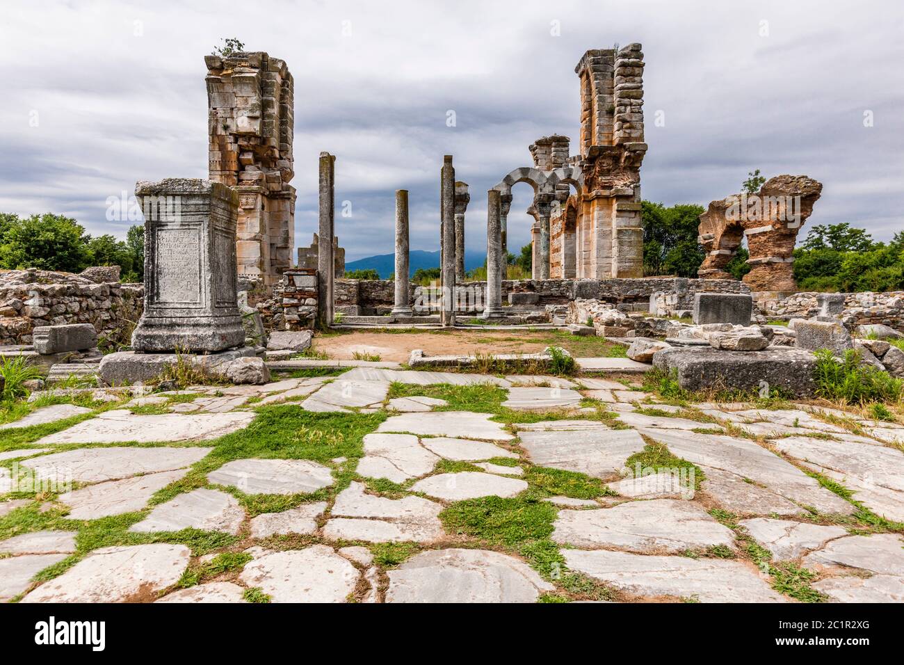 Basilica, Archaeological Site of Philippi, King Philip II Filippoi ...