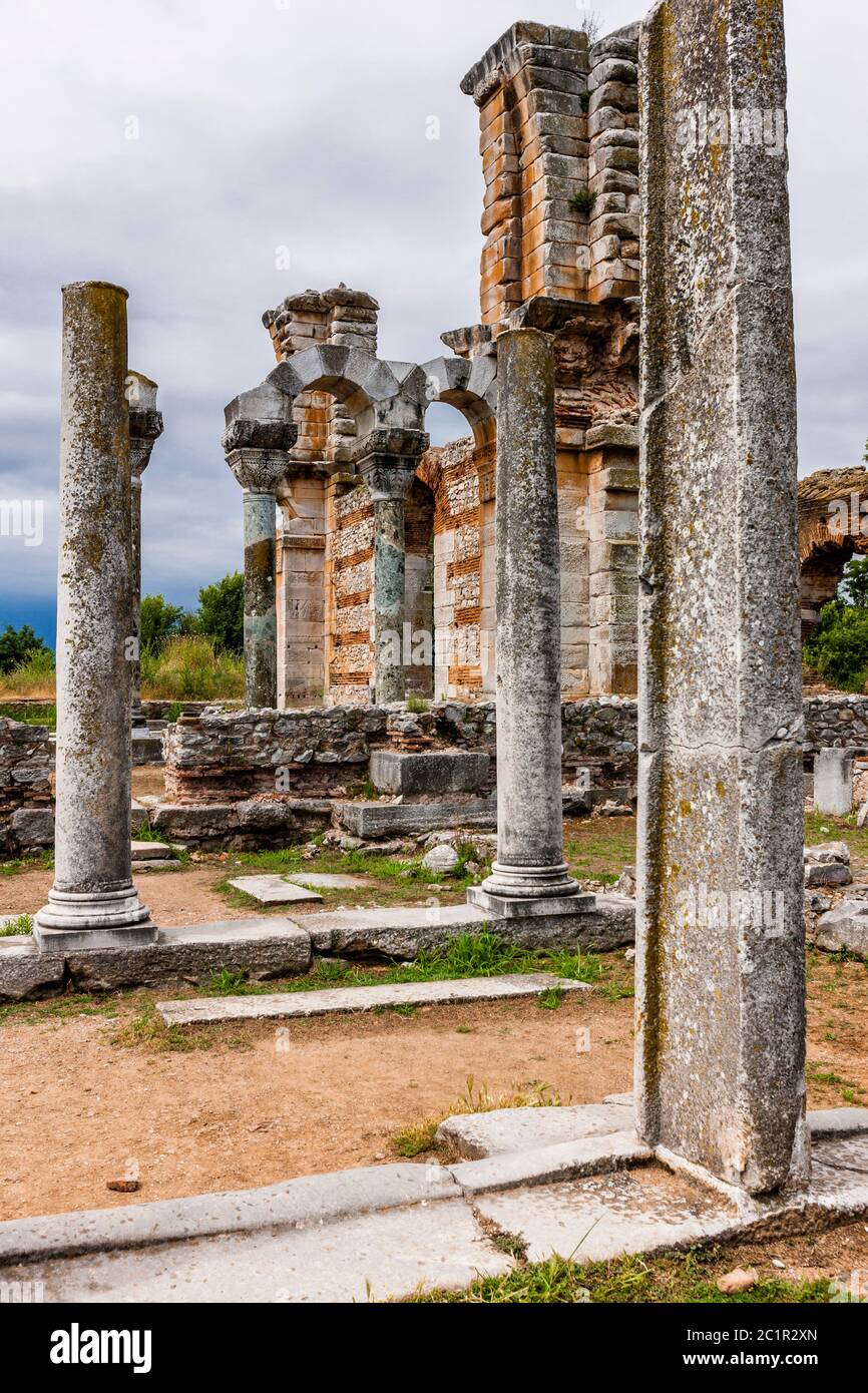 Ancient acropolis of philippi hi-res stock photography and images - Alamy