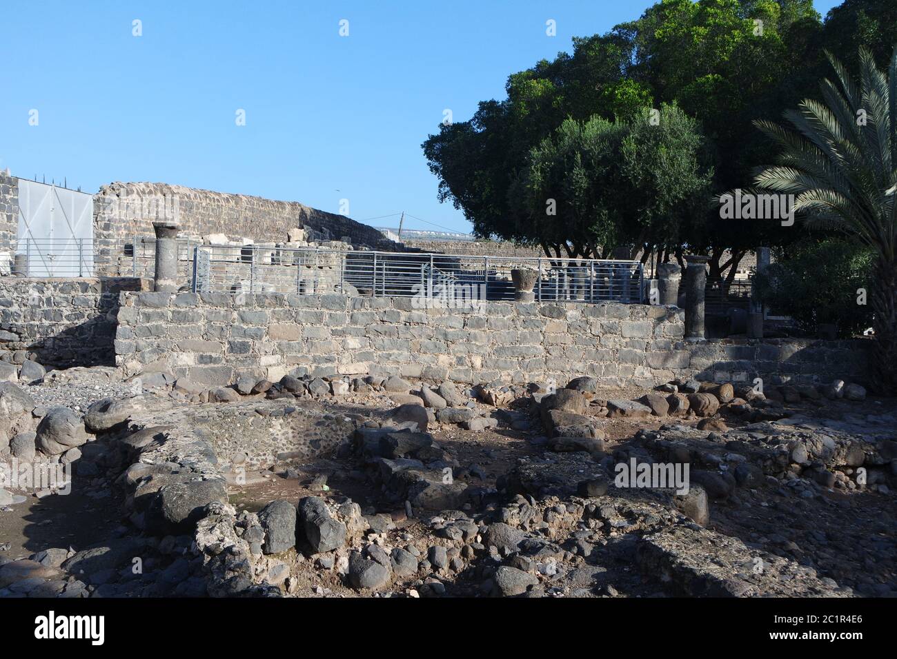 Ancient Capernaum, Israel Stock Photo - Alamy