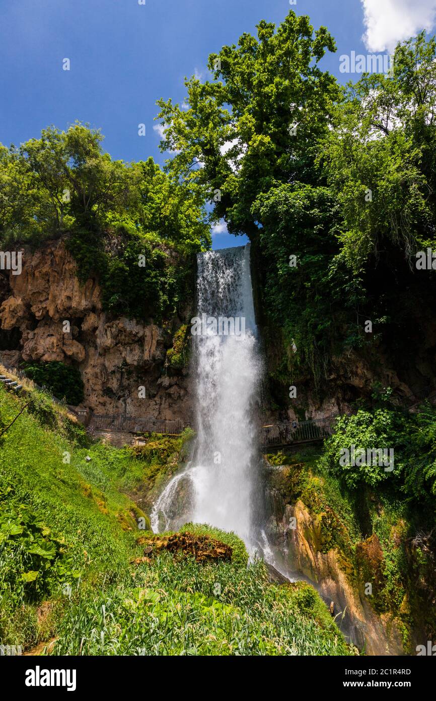 Edessa Waterfalls, Edessa, Central Macedonia,Greece,Europe Stock Photo ...