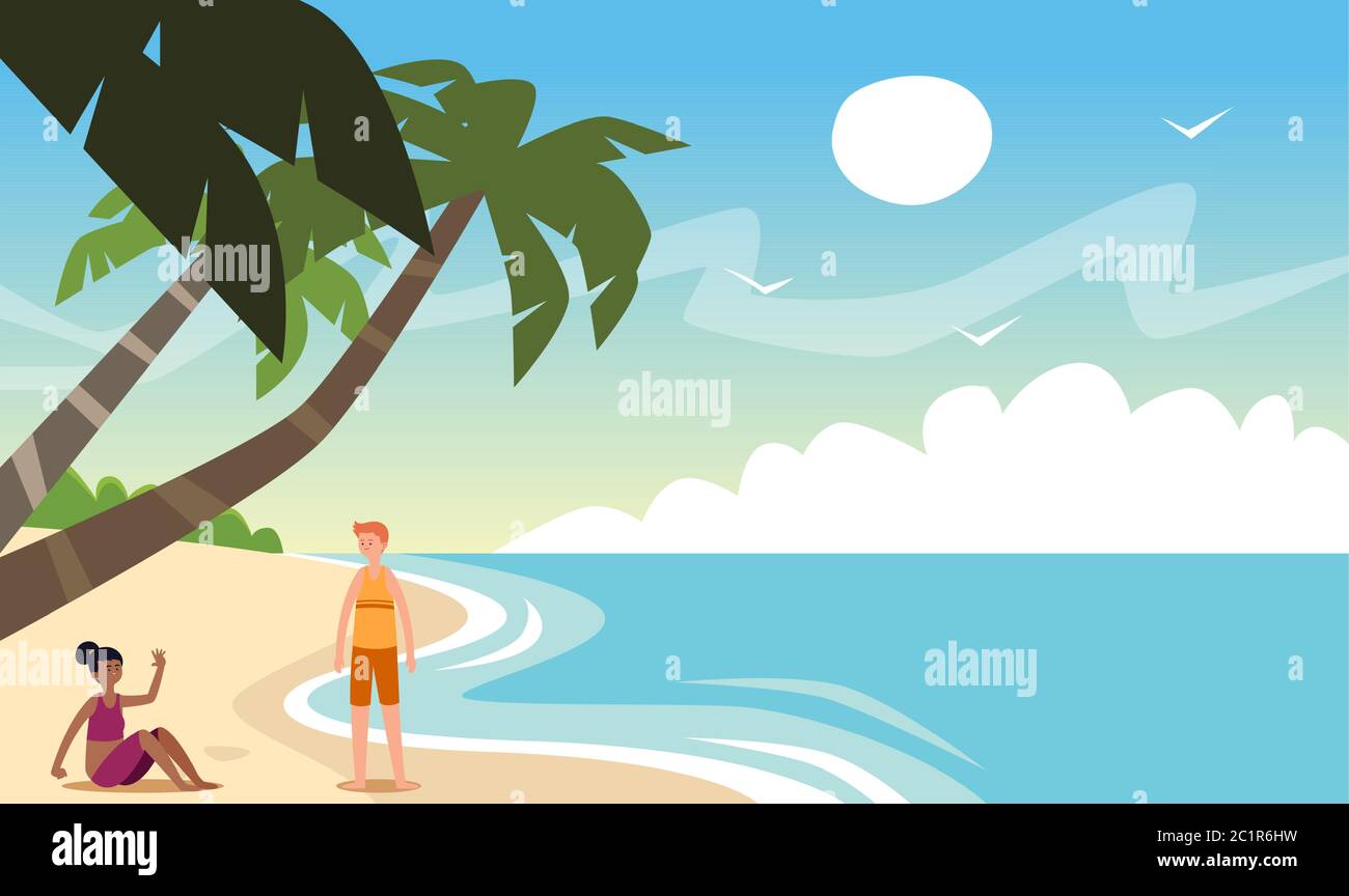 Retirement couple lifestyle Stock Vector Images - Alamy