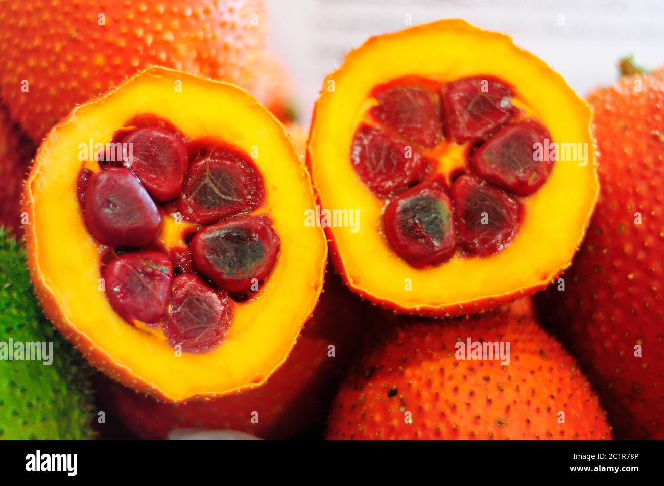 Gac Fruit (Momordica cochinchinensis Stock Photo - Alamy