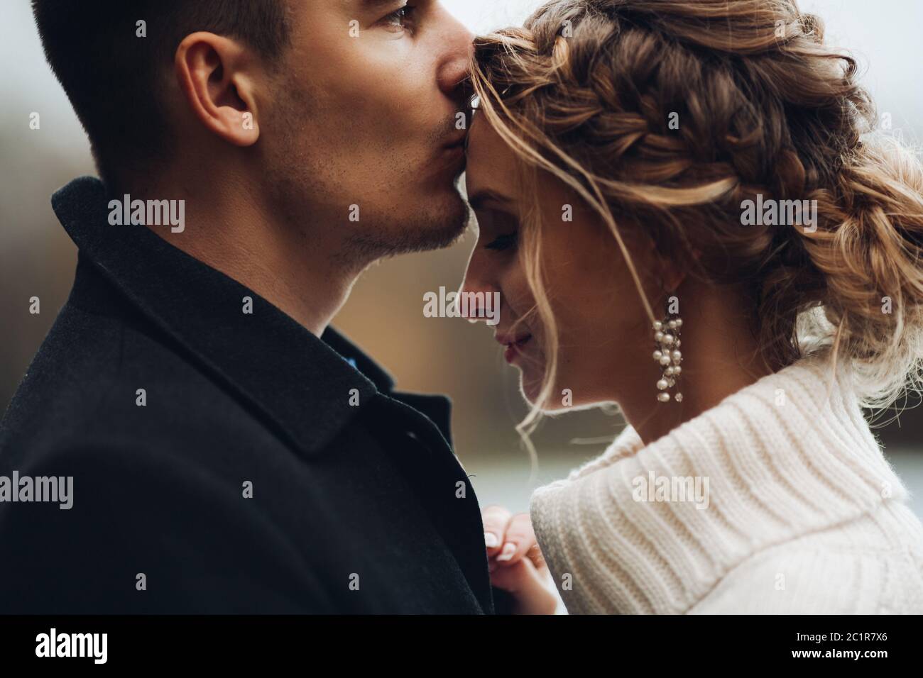 Kiss On Forehead Photography