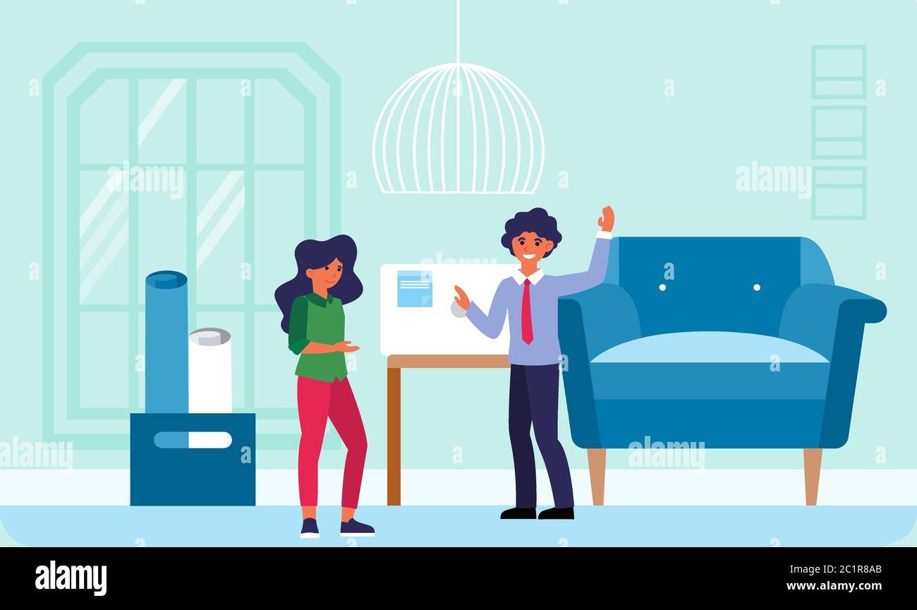 Young people working together Cut Out Stock Images & Pictures - Alamy