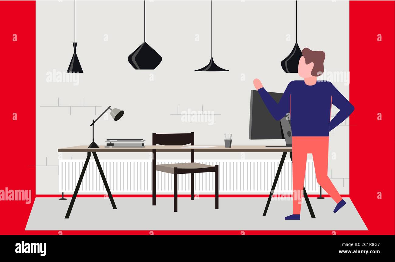 Alone in the dark Stock Vector Images - Alamy